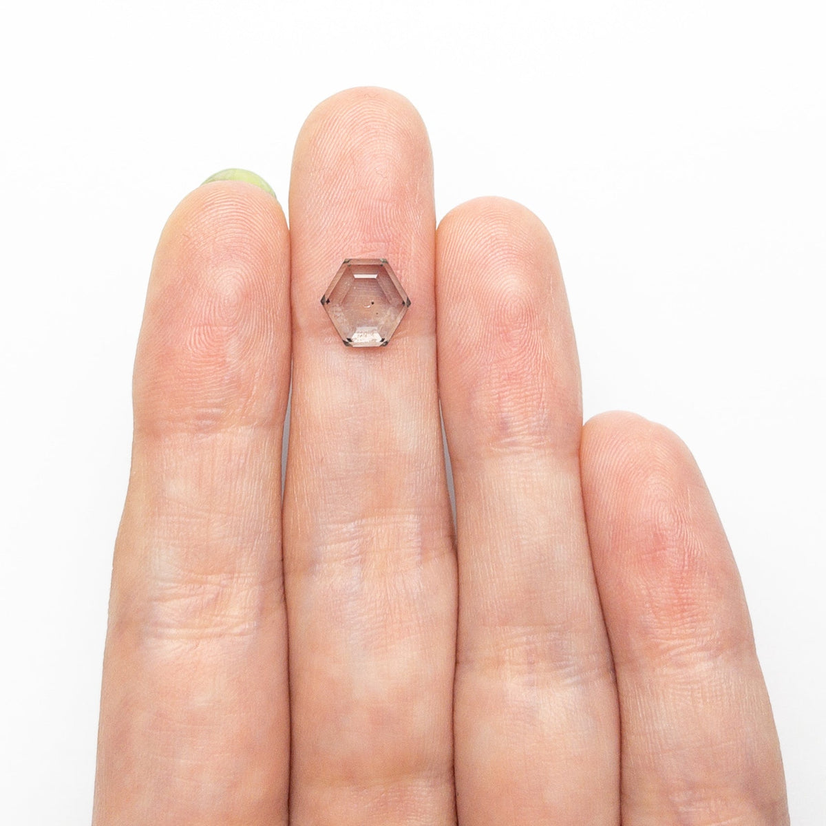 2.49ct 7.98x8.31x3.35mm Hexagon Portrait Cut Sapphire 23678-10 – MAC