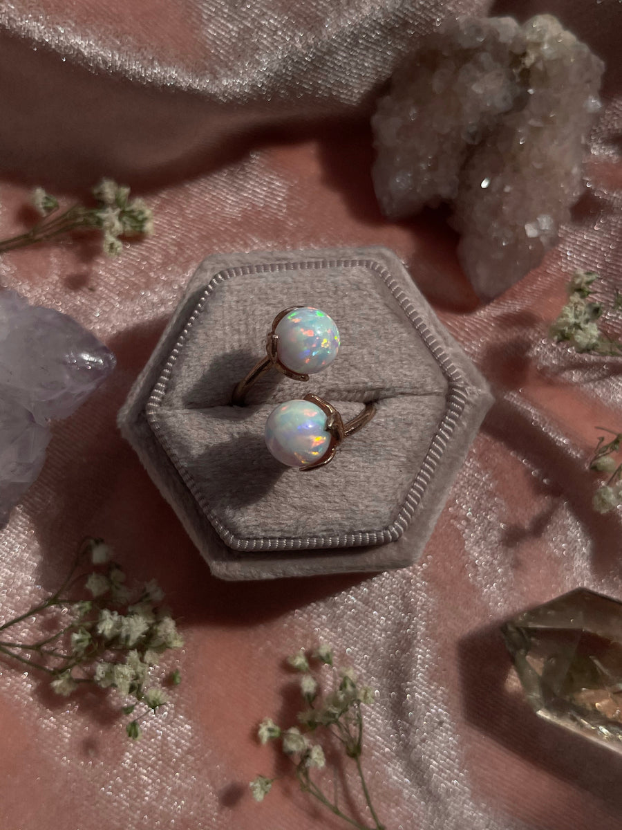 14k Rose Gold Ice + Fire Ring – MAC